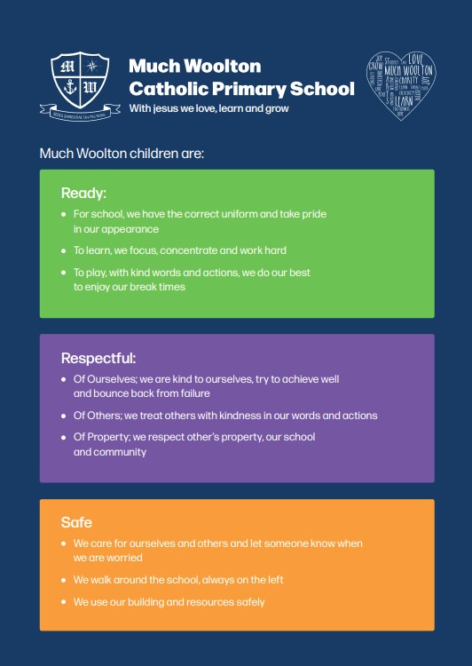 Conduct expectations - Much Woolton Catholic Primary School